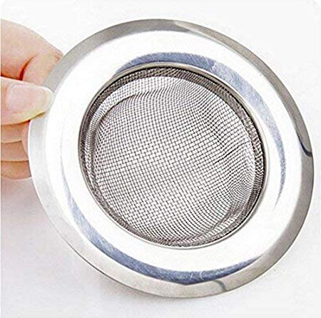 SKP Stainless Steel Kitchen Filter Stopper Drain Sink Strainer (Jali, 9 ...