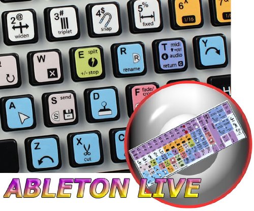 NEW ABLETON LIVE (AUDIO EDITING) KEYBOARD STICKERS: 4Keyboard ...