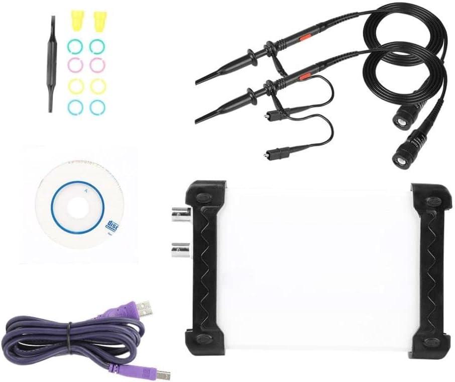Amazon.com: High-Performance 3-in USB Oscilloscope - 20MHz 2 Channels ...