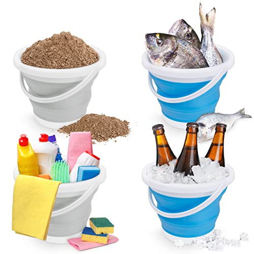 Snapklik.com : Collapsible Mop Bucket For Floor Cleaning,5L(13 Gallon ...