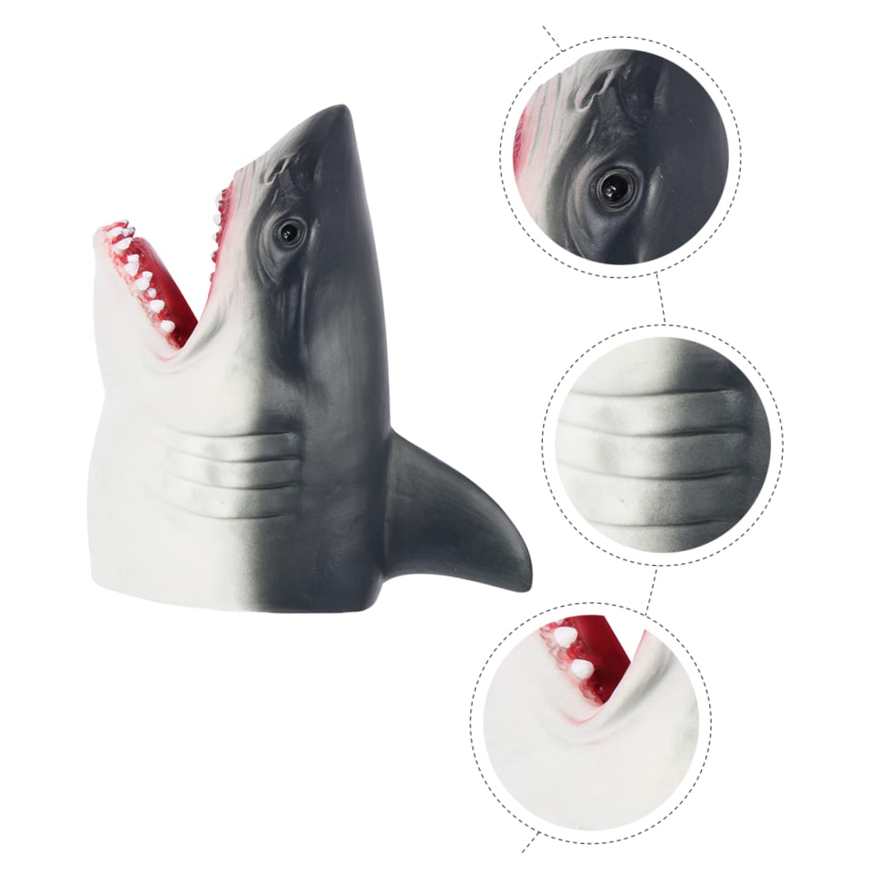 SAFIGLE 2pcs Shark Puppet Shark Hand Puppets Role Play Shark Toy ...