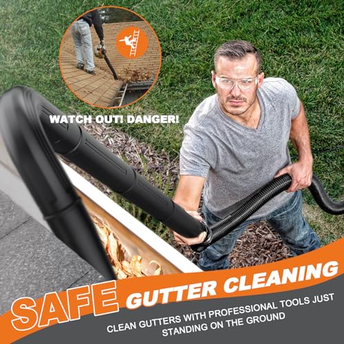 Snapklik.com : Sealegend 5-Piece Gutter Cleaning Kit Leaf Vacuum ...