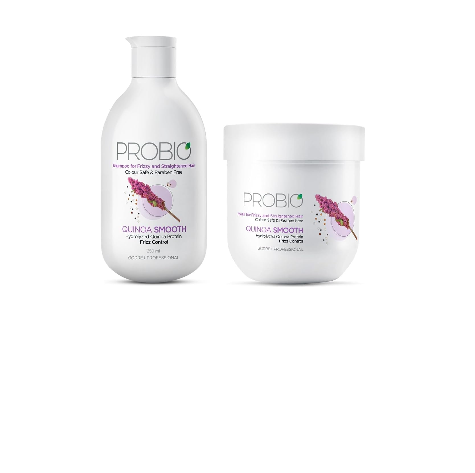 Buy Goddrej Professional Probio Quinoa Smooth Shampoo,250ml and Mask ...