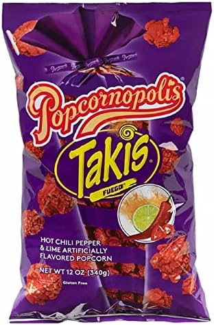 Amazon.com: Popcornopolis Takis Fuego Flavored Popcorn (12 oz.)