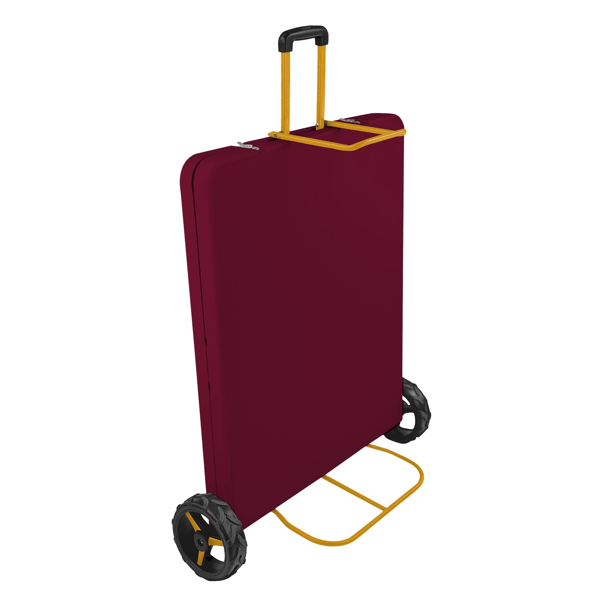 Amazon.com: 6Ft Rolling Folding Table with Built-in Wheels, Durable ...