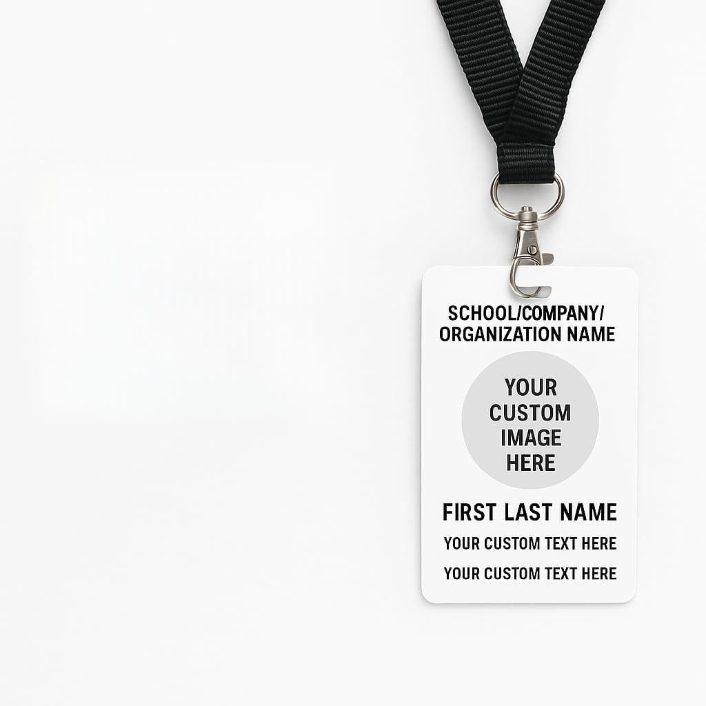 Amazon.com : VulgrCo Custom Printed ID Cards – Personalized Employee ...