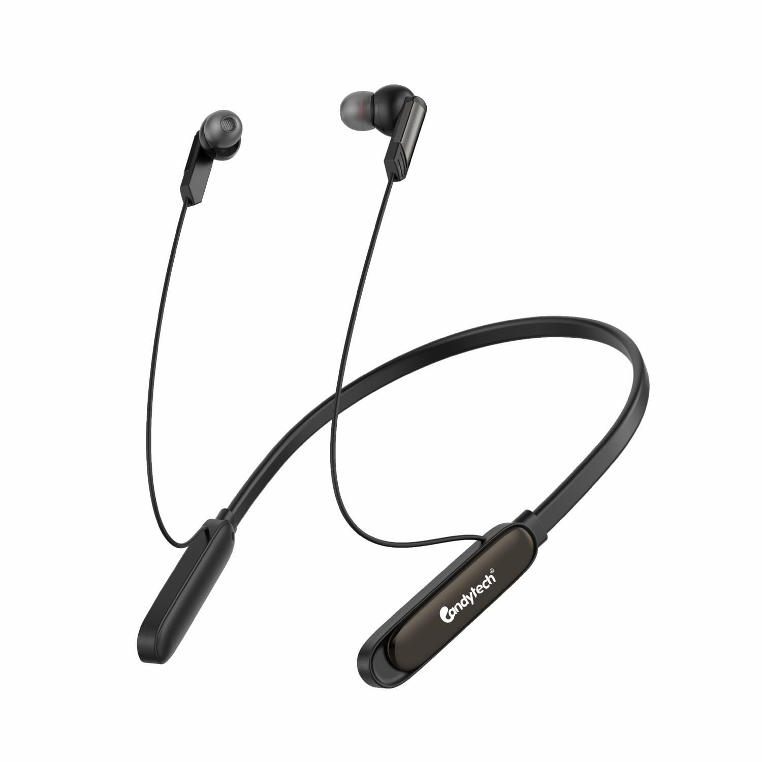 Candytech NASA Bluetooth Neckband with Mic 13mm Sound Driver, 75 Hrs ...