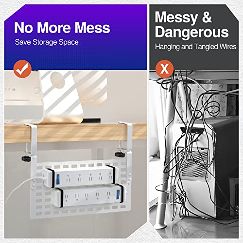 Under Desk Cable Management No Drill, Xpatee 16” Desk Cable Management ...
