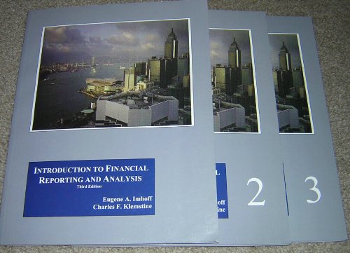 Introduction to Financial Reporting and Analysis (3 part books for ...