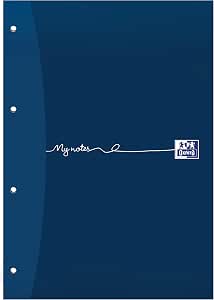 Oxford My Notes A4 5mm Squared Refill Pad, 160 Pages Square Paper ...