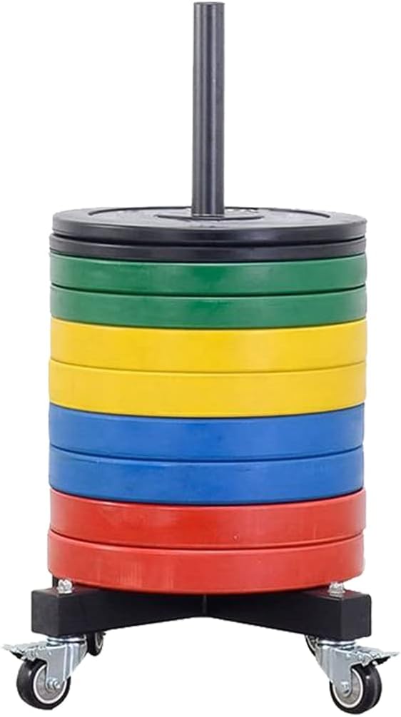 RACK PARA DISCOS OLÍMPICOS CON RUEDAS : Amazon.com.mx: Deportes y Aire ...