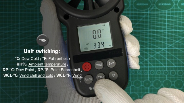 Watch BT-100WM Digital Anemometer Barometer HandheldWind Speed on ...