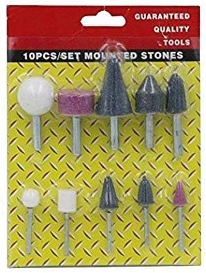 KROST Dia Shank Mounted Stone Point Abrasive Grinding Wheels Bit Set ...