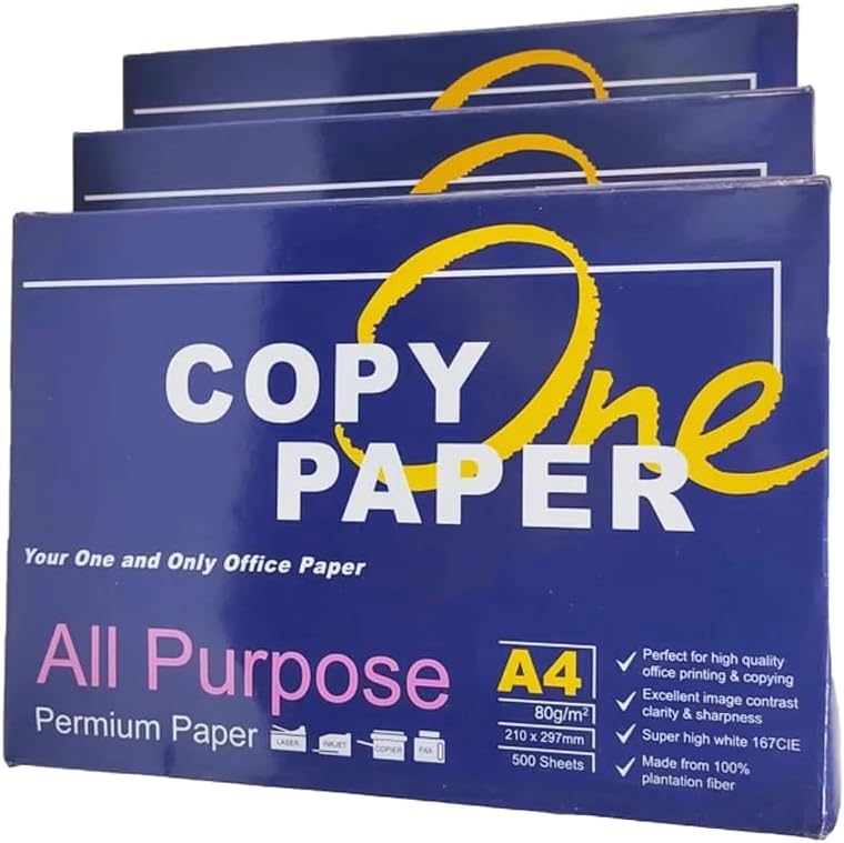 EZONEDEAL Pure White Office Copy Paper for Printer, (210 x 297mm) A4 ...