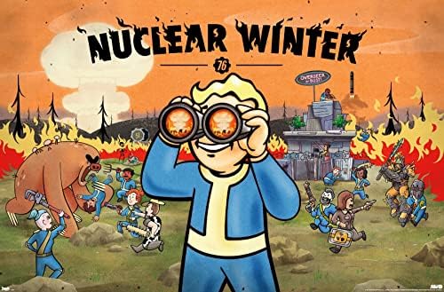 Amazon.com: Trends International Fallout 4 - Vault Life Wall Poster ...