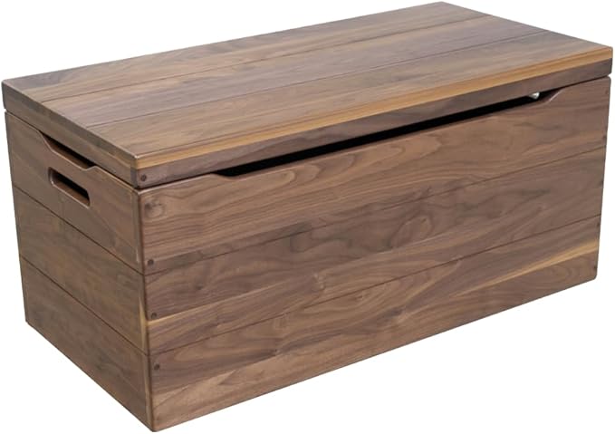 Amazon.com: Hope Woodworking Amish Wooden Storage Chest Trunk Box with ...