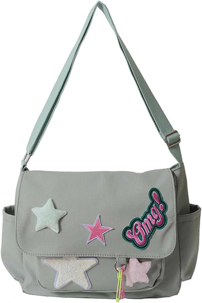 Amazon.com: Extolove Cute Messenger Bag, Canvas Crossbody Bags for ...