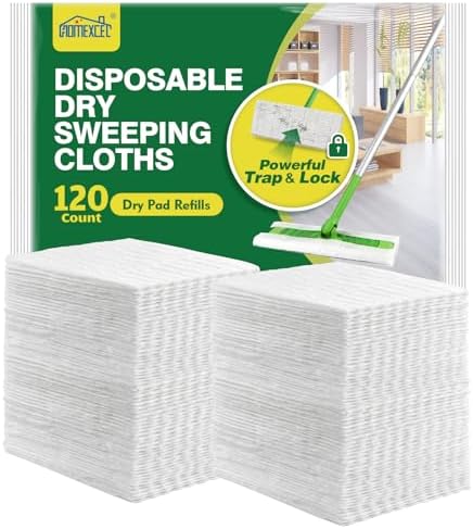 Amazon.com: HOMEXCEL Dry Sweeping Cloths Pads Compatible with Swiffer ...