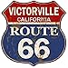 Amazon.com: Victorville, California Route 66 Shield Metal Sign Man Cave ...