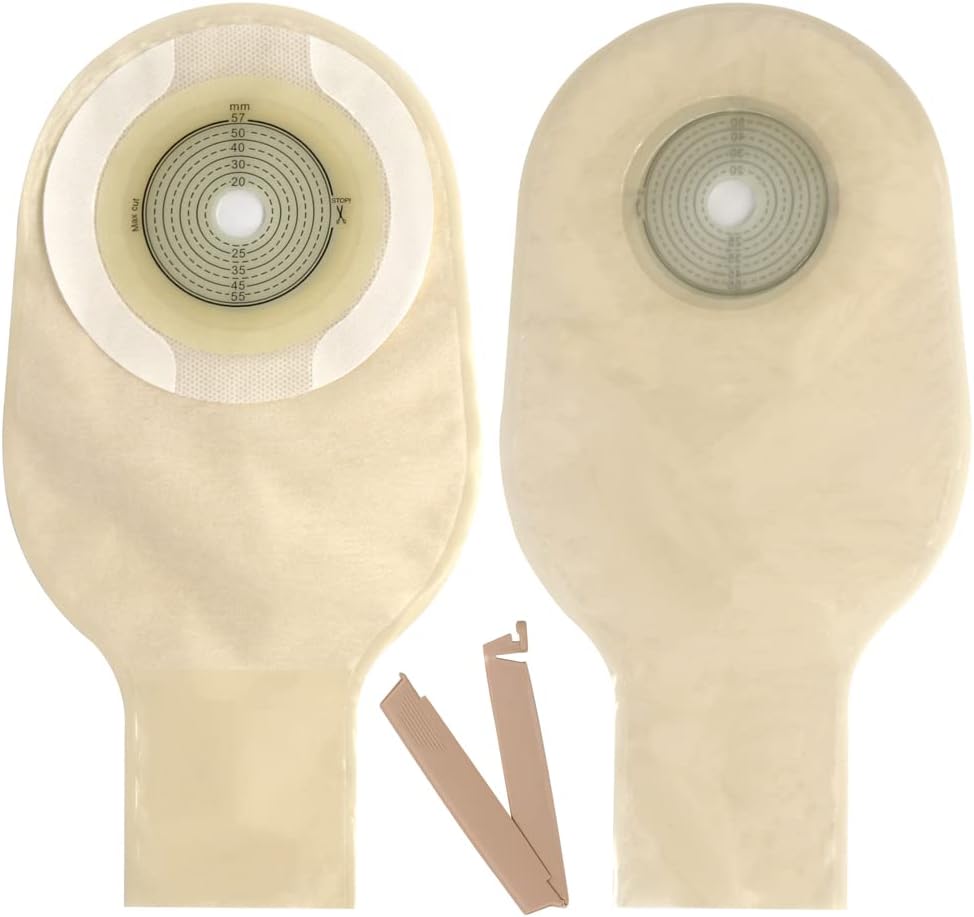 Amazon.com: 20PCS Ostomy Supplies, Colostomy Bags, One Piece Drainable ...