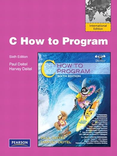 C: How to Program: International Edition : Deitel, Paul J., Deitel, Harvey M.: Amazon.com.be: Books