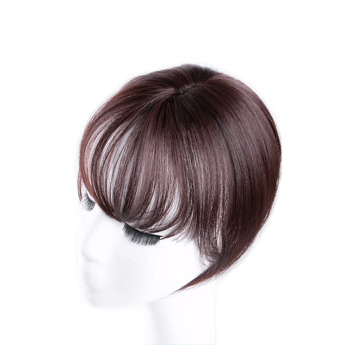 Amazon.com : LesafeV Mini Fringe Hairpiece Straight Clip in Forehead ...