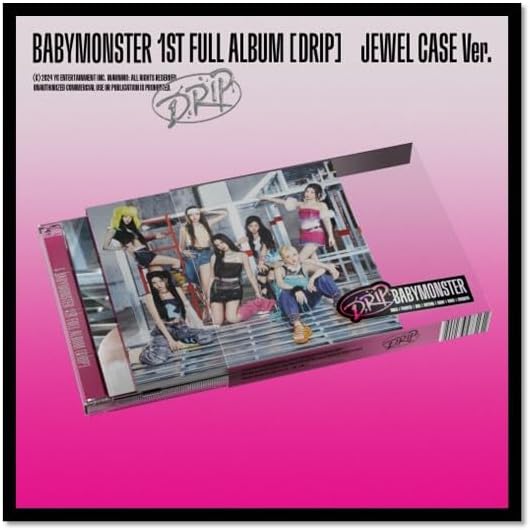 Amazon.com: BABYMONSTER DRIP 1st Full Album JEWEL CASE Ver with ...