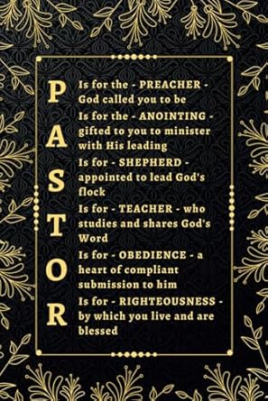 Pastor Definition Notebook: A Journal With 120 Lined Pages | A Great ...