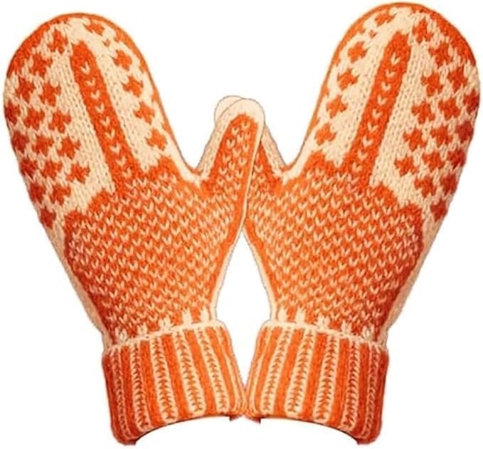 Amazon.com: Akeuihat The Naughty List Mittens Funny Finger Mittens Hand ...