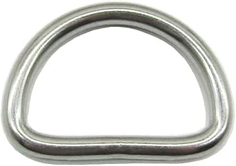 Amazon.com: PEPRMROE Metal D Ring, 6 Pcs 1-1/2 inch Stainless Steel ...
