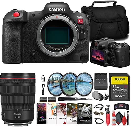 Amazon.com : Canon EOS R5 C Mirrorless Cinema Camera (5077C002) + Canon ...