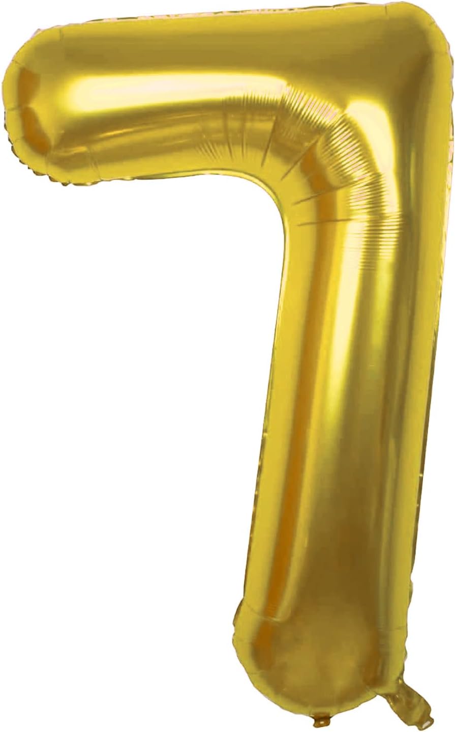 Amazon.com: 40 Inch Gold Large Numbers Balloon 0-9(Zero-Nine) Birthday ...