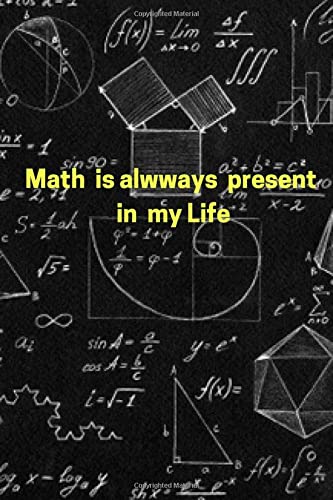 sketch book notebook for drawing or doodling for math lovers: 6” X 9 ...