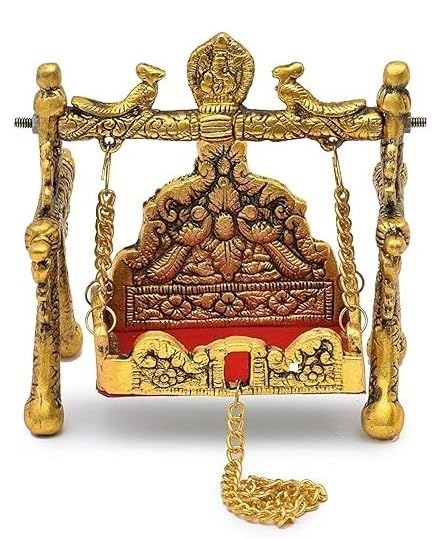 Buy Gopal/Kanha/Janmashtami Krishna Swing for Home Temple Mandir Pooja ...