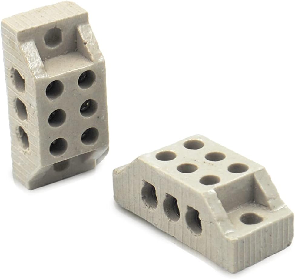 60A 2 Way Bakelite Connector Strip Black Screw Terminal Connection ...