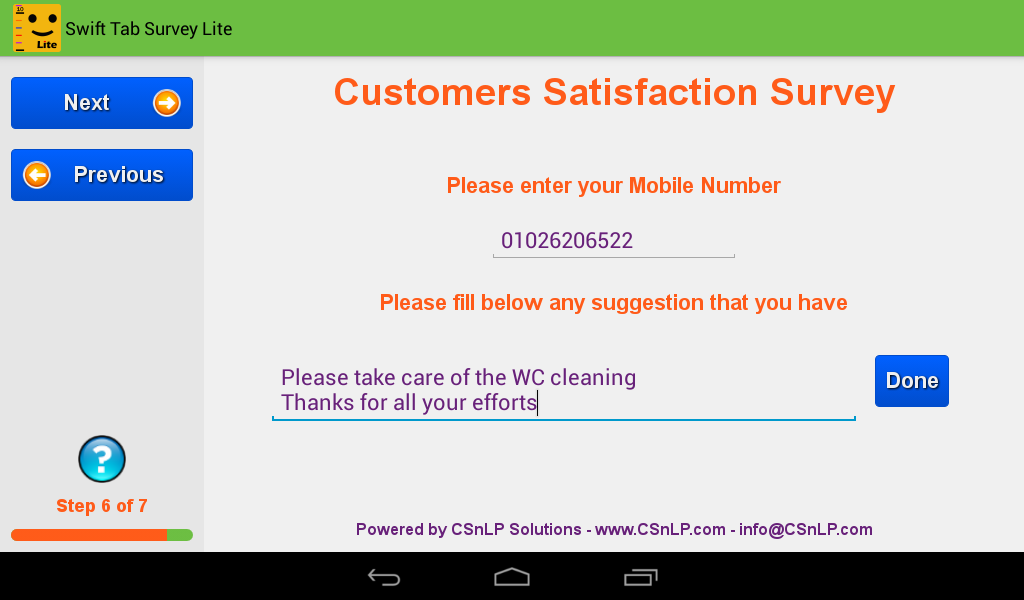 Swift Tab Survey Lite - App on Amazon Appstore