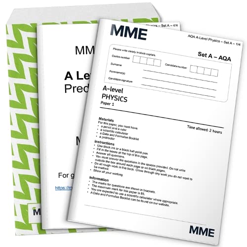 A Level Physics Predicted Papers 2023 - AQA - 1 Pack: Amazon.co.uk ...