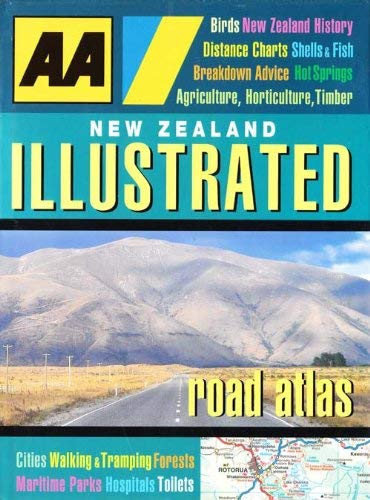 Buy Automobile Association New Zealand Illustrated Road Atlas Book ...