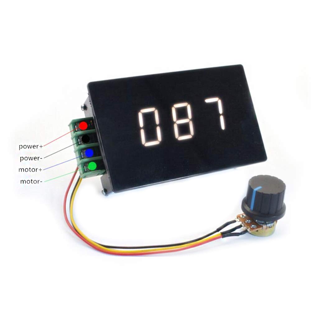 Buy DC6-60V 30A PWM Controller Speed Percentage Indicator Digital LED ...