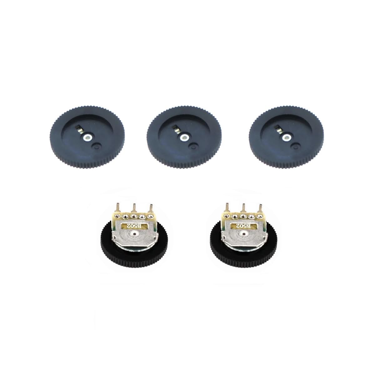 CentIoT - Gear Potentiometer Single Pot Dial Volume Switch 16 x 1mm ...