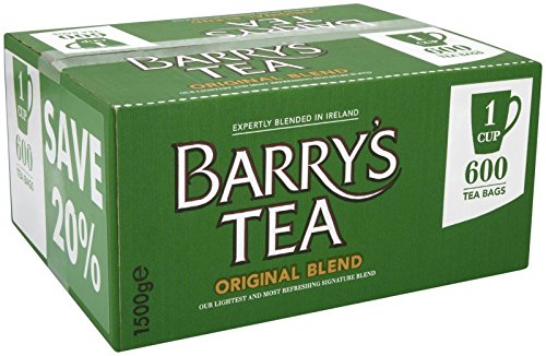 Amazon.com : Barry's Tea Green Original 1 cup Tea Bags 600's "The Taste ...