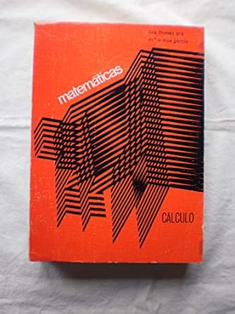 Matemáticas: cálculo: Thomas Ara, Luis: 9788440079596: Amazon.com: Books