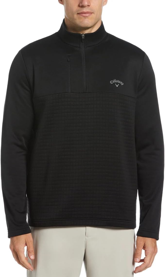 Amazon.com: Callaway Men’s Golf Outerwear – Performance Quarter Zip ...