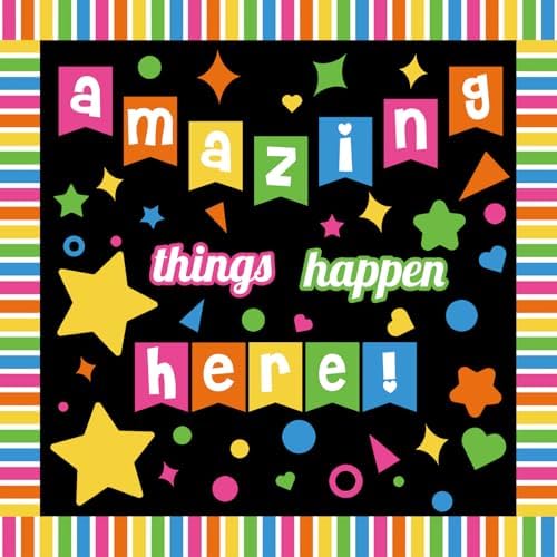 Amazon.com: JarThenaAMCS Motivational Bulletin Board Decoration Amazing ...