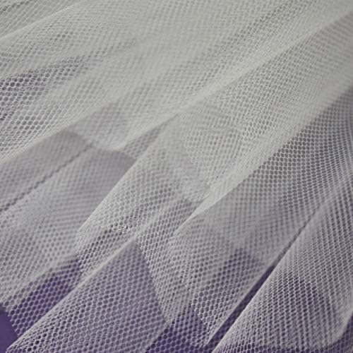 WHITE STIFF NET ULTRA STIFF NET TUTU FOREST WHITE TULLE FABRIC MESH ...