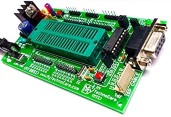 MY TechnoCare 8051 Development Board with ZIF Socket +Onboard MAX232 ...