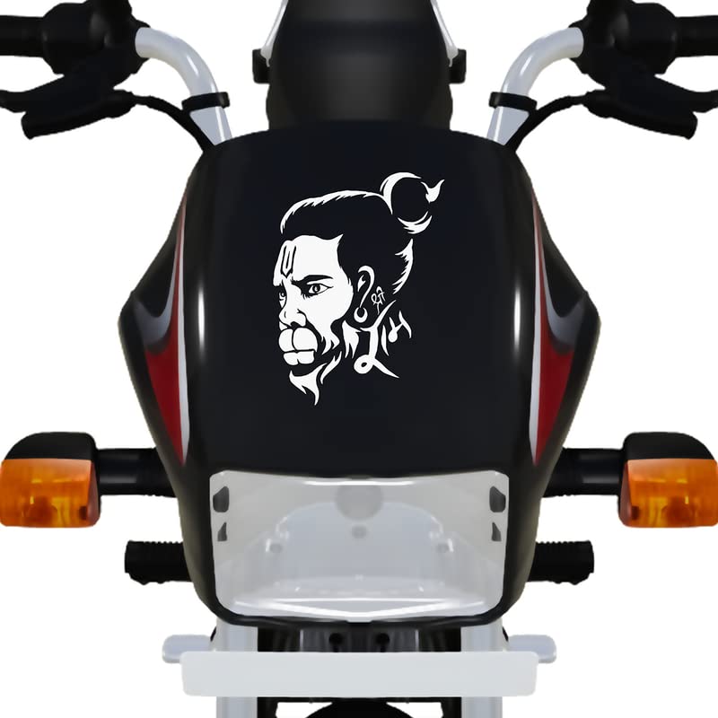 Dikoria Hanuman Ji Bike Sticker for Racer Bike, Sports Bike, Scooter ...