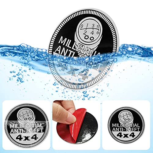 Snapklik.com : Anti-Theft Badge Rated Car Emblem, 4 X 4 Automotive Car ...