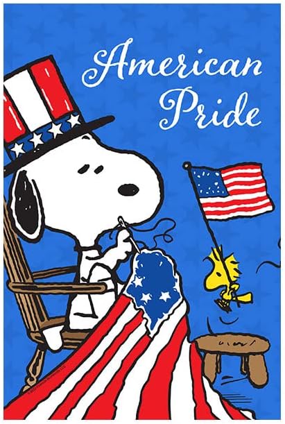 Amazon.com : Flagology.com, PEANUTS®, PEANUTS® Proud to Be American ...