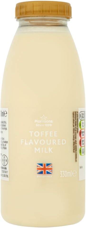 Morrisons Toffee Flavoured Milk, 330ml : Amazon.co.uk: Grocery